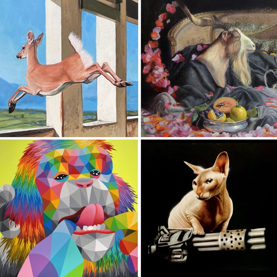 Four-Artist Show-“Animalia”Featuring Franc Kaiser, Josh Keyes, Miguel ...