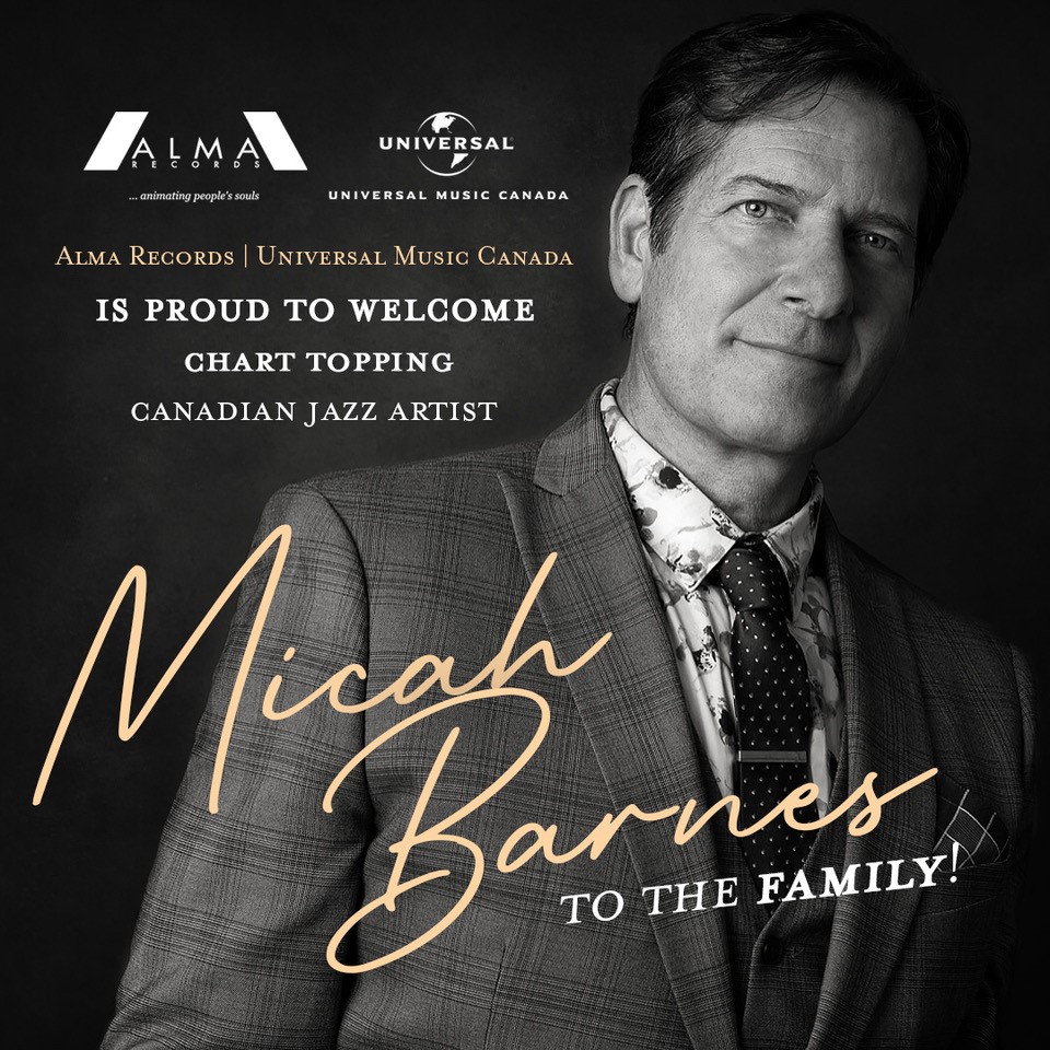 Alma Records Signs #1 Jazz Chart Topper MICAH BARNES To Their Artist ...