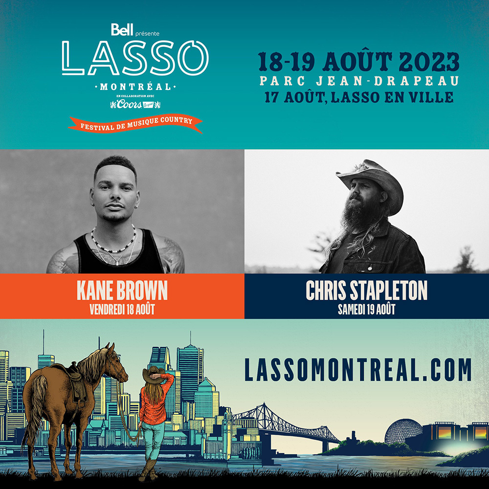 LASSO IS BACK FOR 2023!MONTREY’ALL TO GO OFF WITH HEADLINERS:KANE BROWN ...
