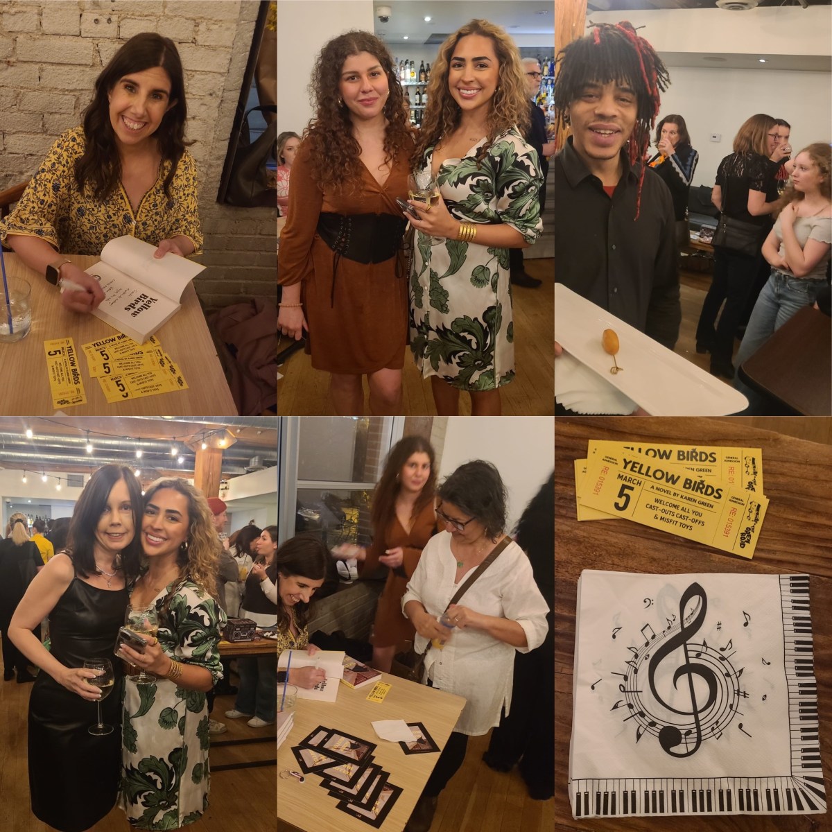 Yellow Bird Book Launch by author Karen Green at Hotel Ocho, Toronto ...