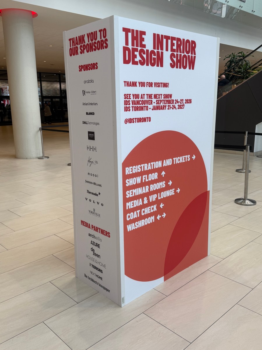 IDS 2026 Interior Design Show January 22-25, 2026 – BKonthescene